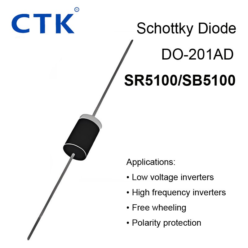SR5100/ SB5100 DO-201AD Schottky diode-CTK Schottky Diode Manufacturer ...