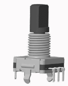 EC11 Metal Shaft Rotary Encoder with Threaded Bushing - Imperial ...