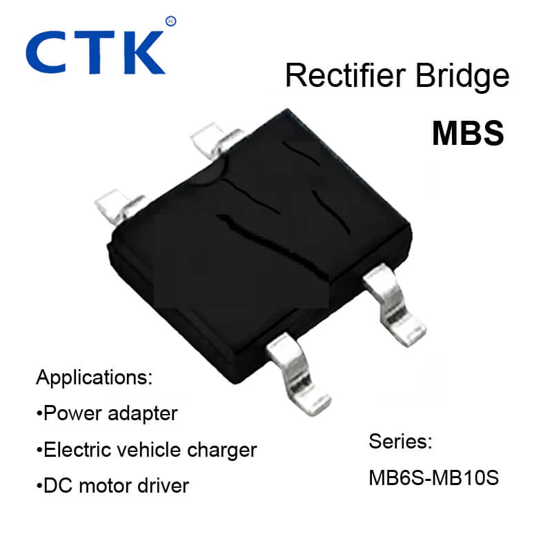 0.8A MBS Bridge Rectifier Surface Mount Glass Passivated - Imperial ...