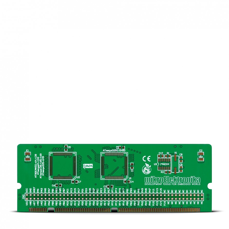 BIGAVR6 64-100-pin TQFP 1 MCU Card Empty PCB - Imperial Herkules GmbH